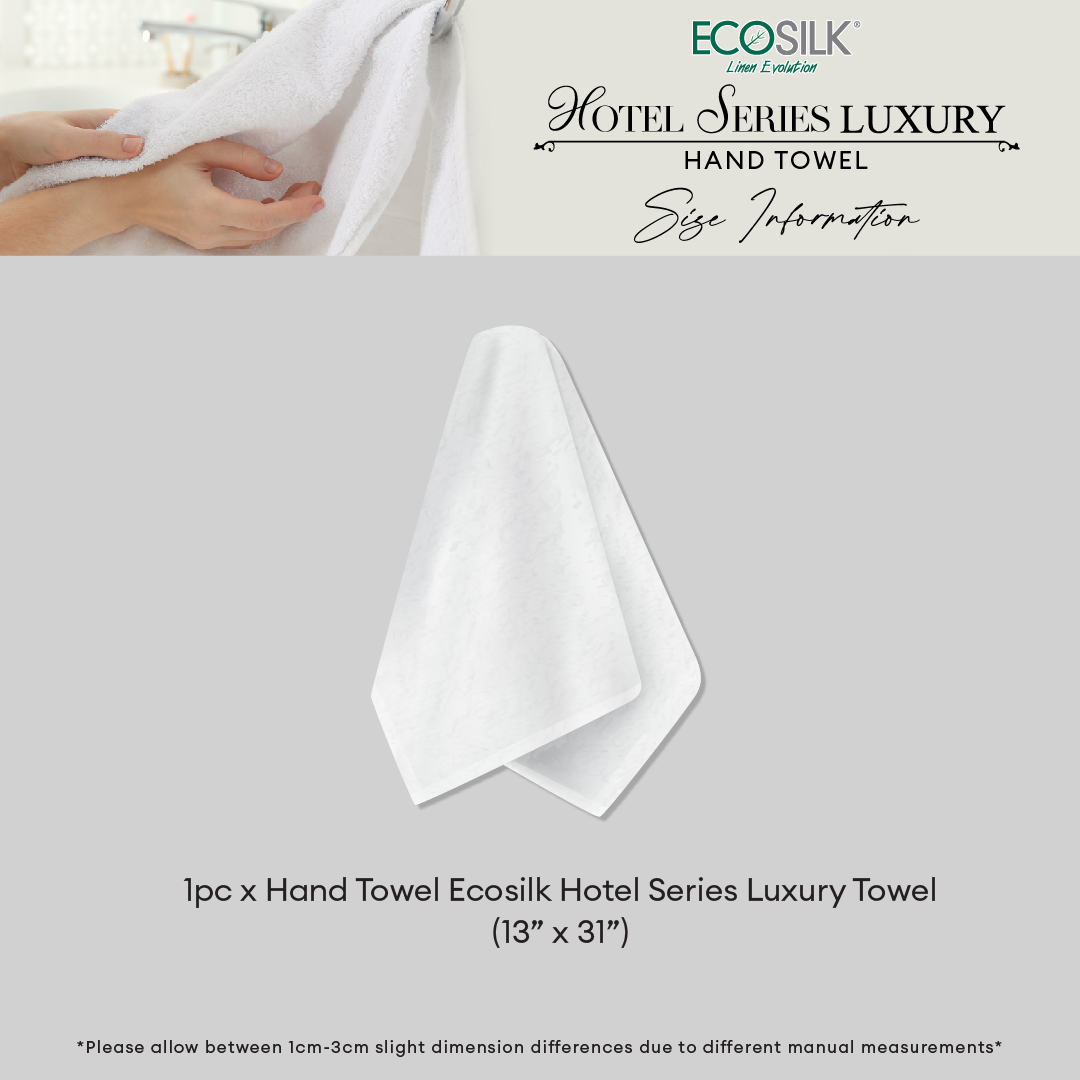 Jean Perry EcoSilk Hotel Series Luxury Face/ Hand Towel (13 inch x 13 ...