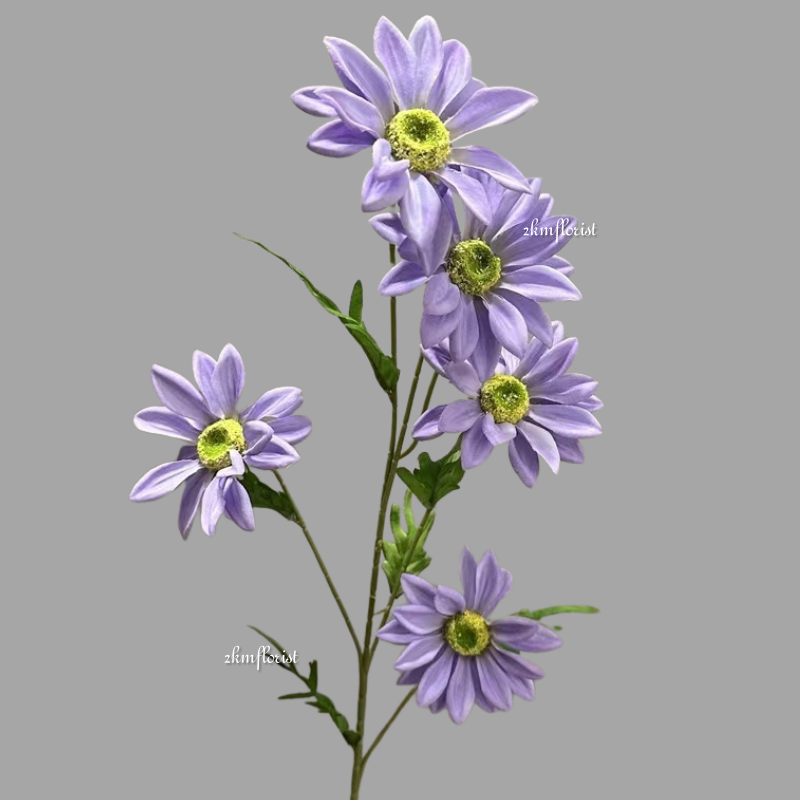 (5HEADS) FUJI CHRYSANTHEMUM Artificial Flower Bunga Plant Fake Orchid ...