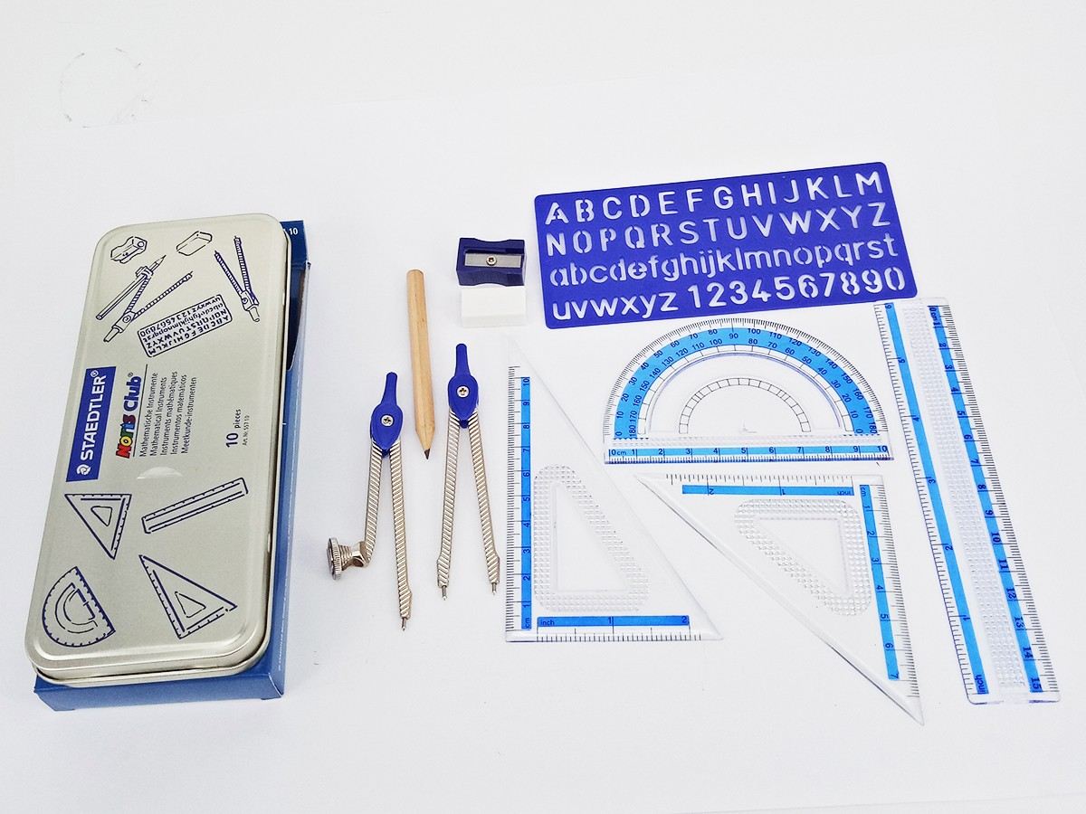 STAEDTLER 557 Noris Club Mathematical Instruments Geometry Stationery ...