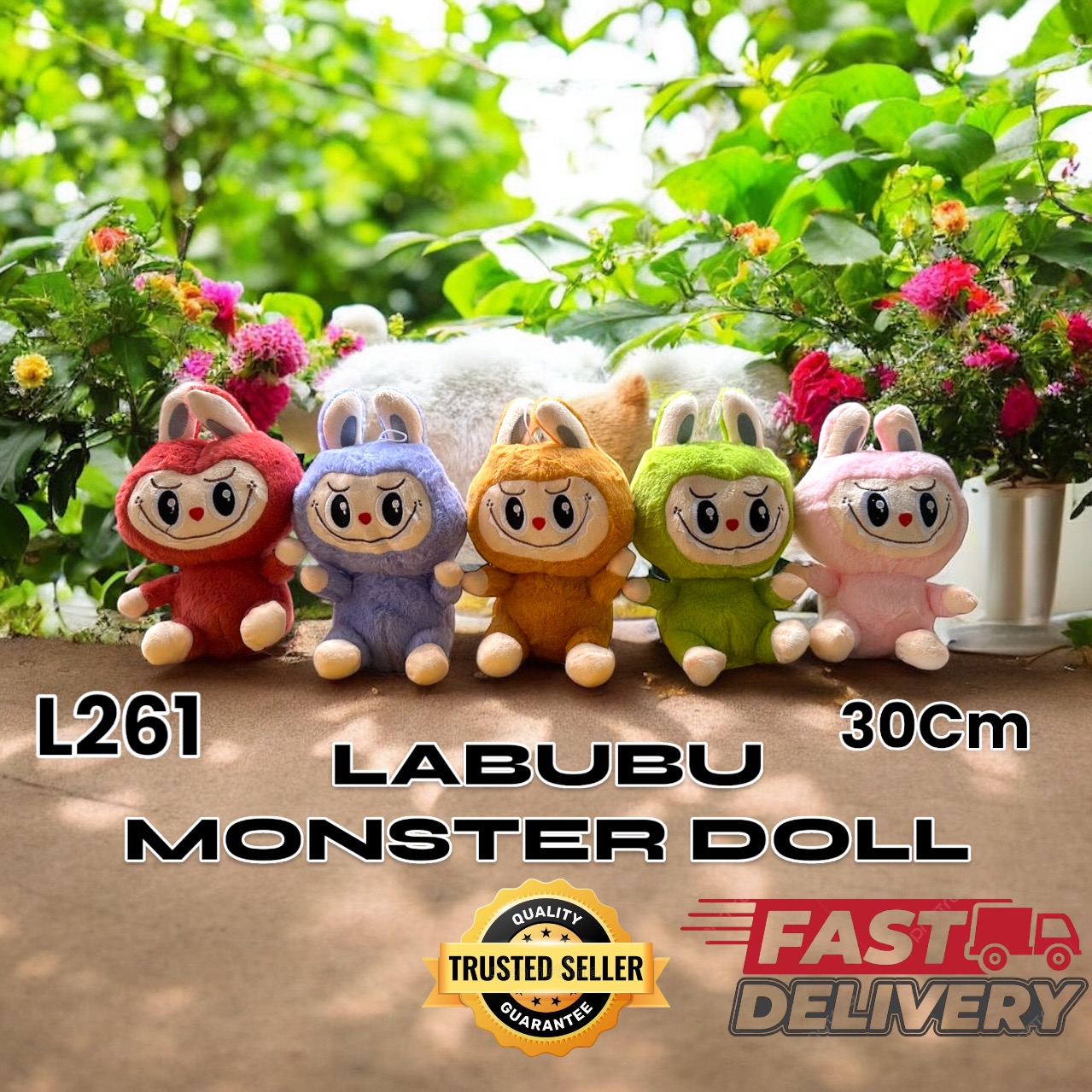 LABUBU MONSTERS DOLL 30CM GIRL TOYS KUROMI DOLLS STUFFED SOFT TOY ...
