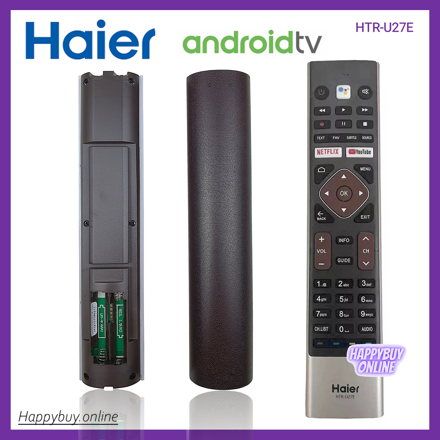 Haier Android Smart 4K TV Remote Control HTR-U27E Voice Function Smart ...