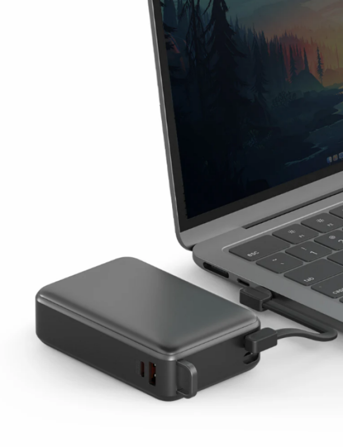 ENERGEA ComPac Ultra 67 20000mAh Power Bank With Build In USB-C Cable ...