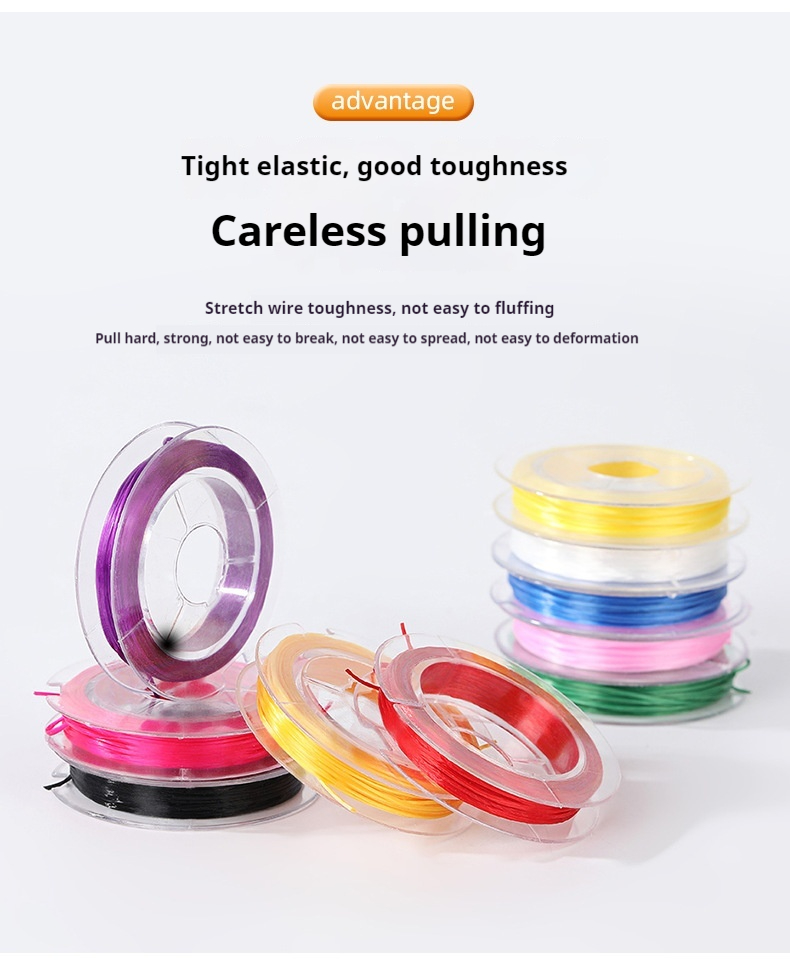 *High Quality* 8IN1 Crystal Elastic String Stretchable string /一捆8卷水晶线 ...