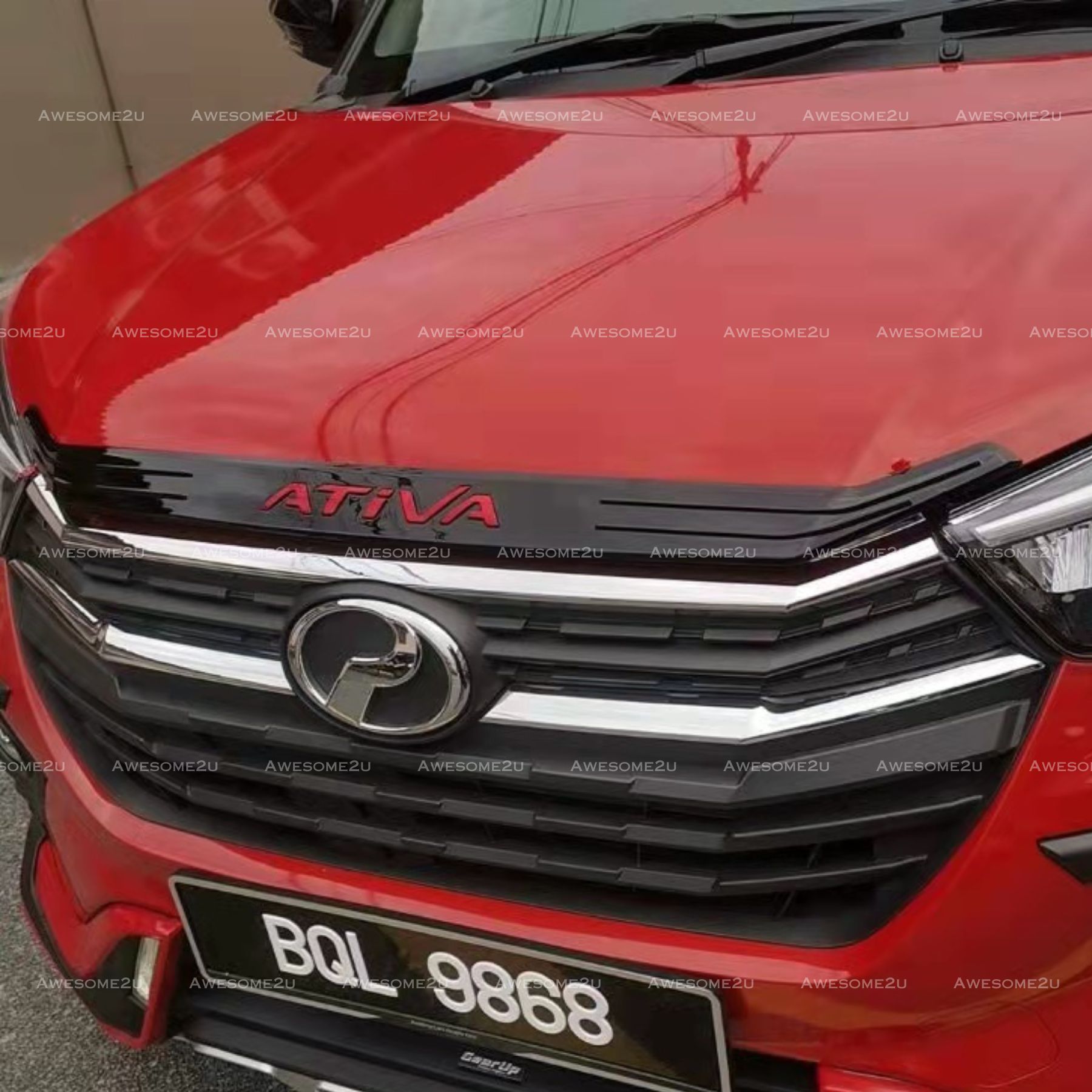 Awesome2u Perodua Ativa Car Sportivo Design Front Bonnet Guard Spoiler ...