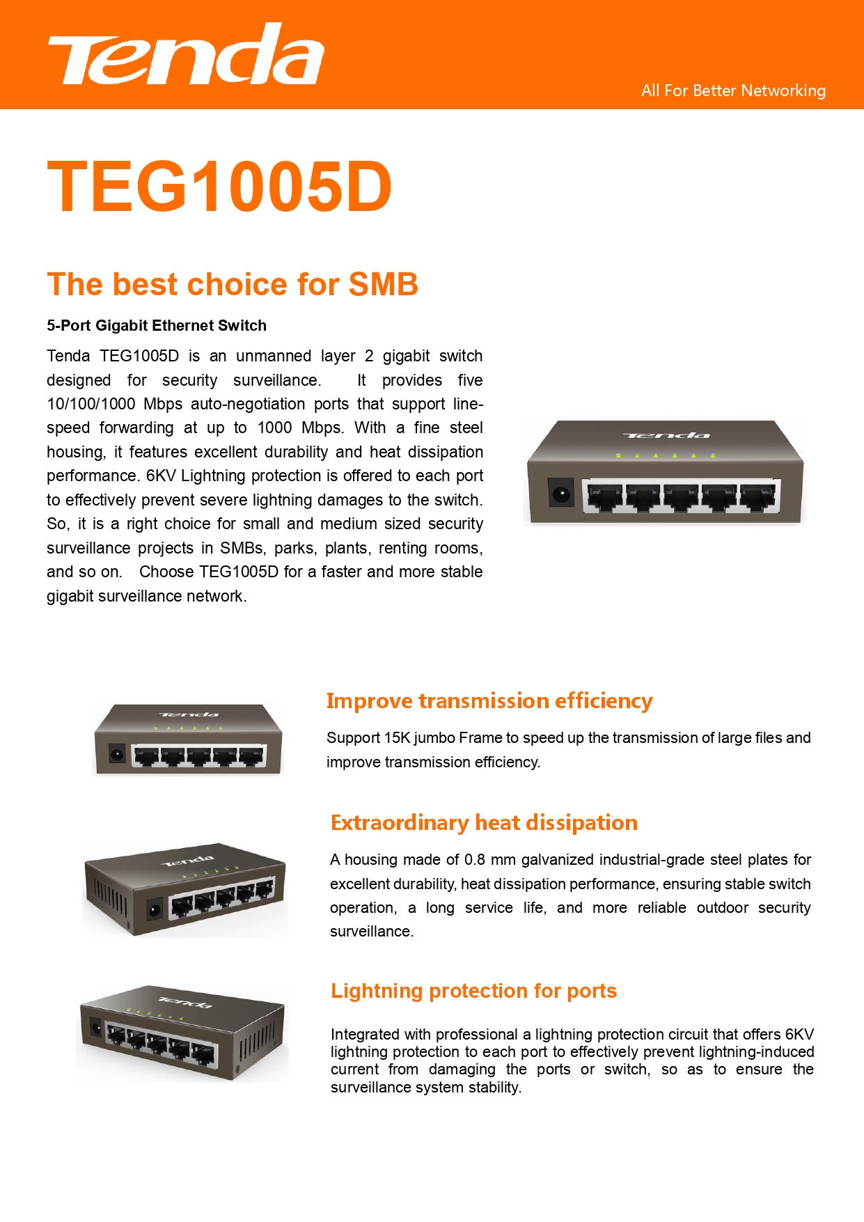 Tenda SG105M (5-Port) / SG108M (8-Port) 10/100/1000Mpbs Gigabit ... Tenda SG105M (5-Port) / SG108M (8-Port) 10/100/1000Mpbs Gigabit ...