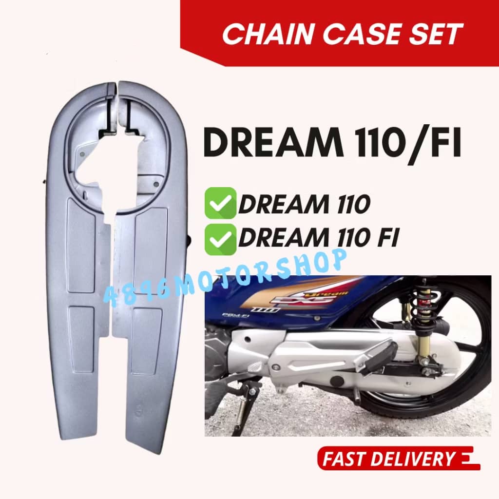 HONDA EX5 DREAM110 DREAM 110 FI CHAIN CASE COVER ( IRON ) / PETI RANTAI ...
