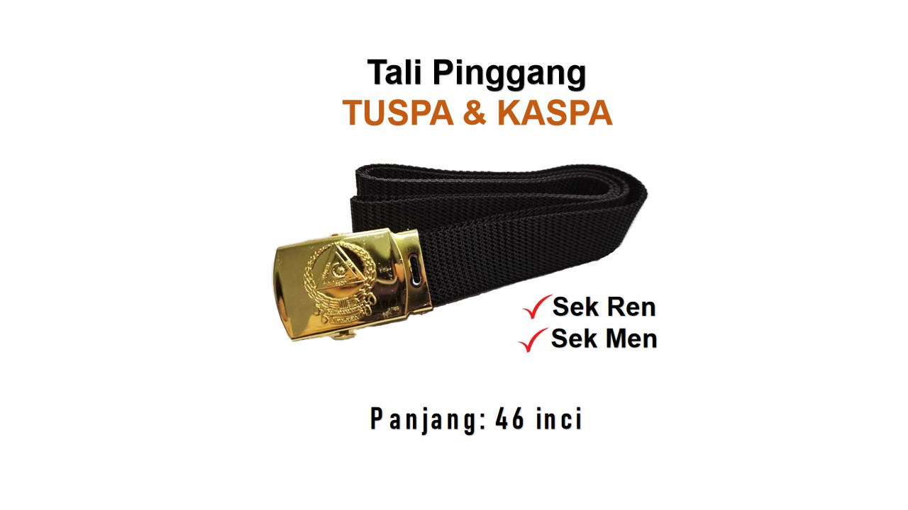 Tali Pinggang TUSPA & KASPA untuk Sekolah Rendah & Sekolah Menengah ...
