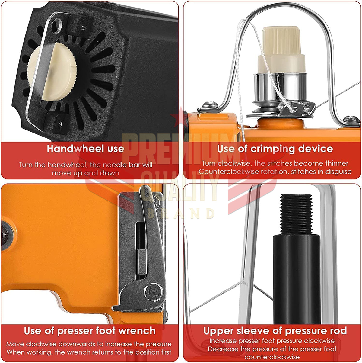 Mesin Jahit Guni bag Machine Portable Electric Sewing Machine Woven ...