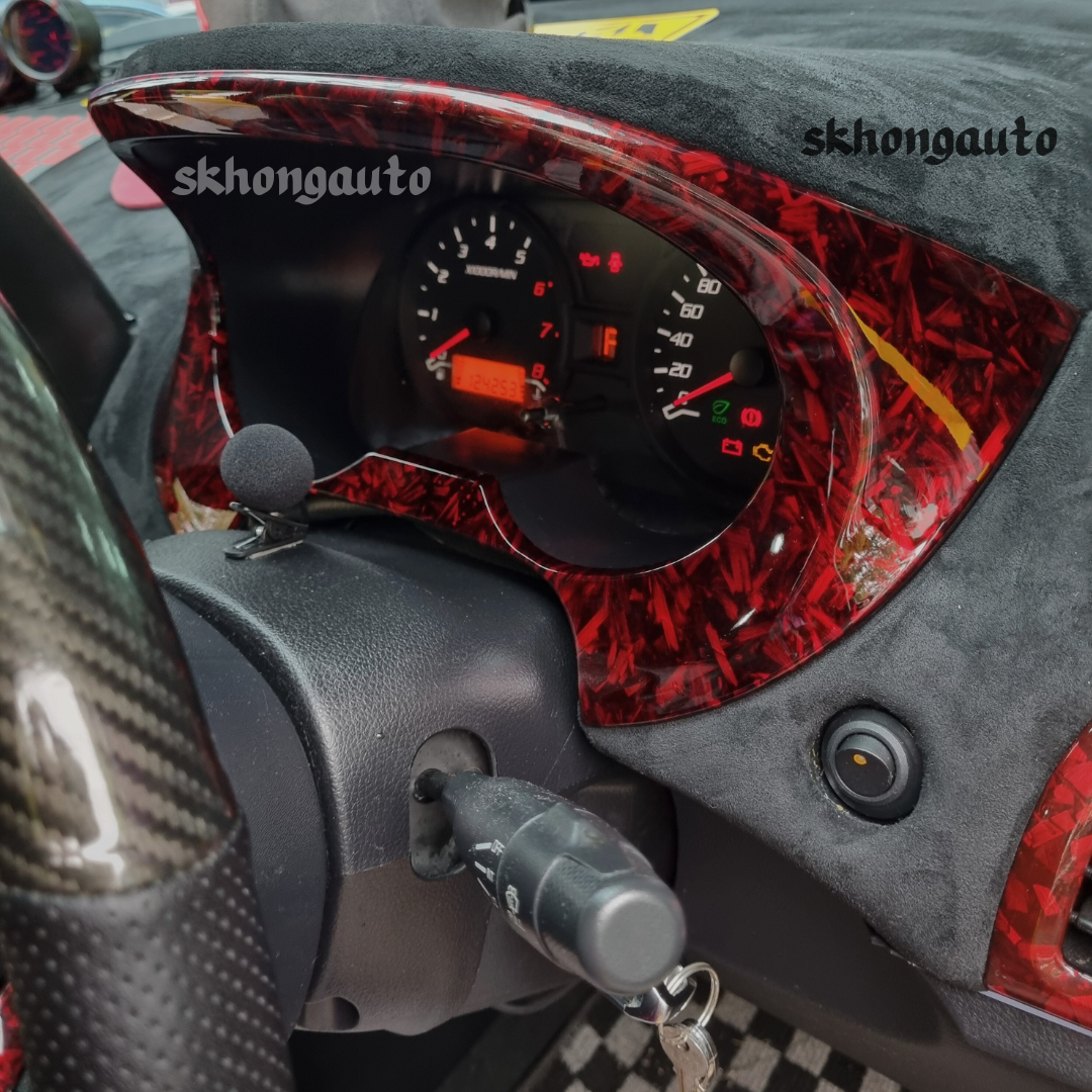 proton saga vvt 2016-2025 mc1 mc2 car red forger carbon fiber meter ...