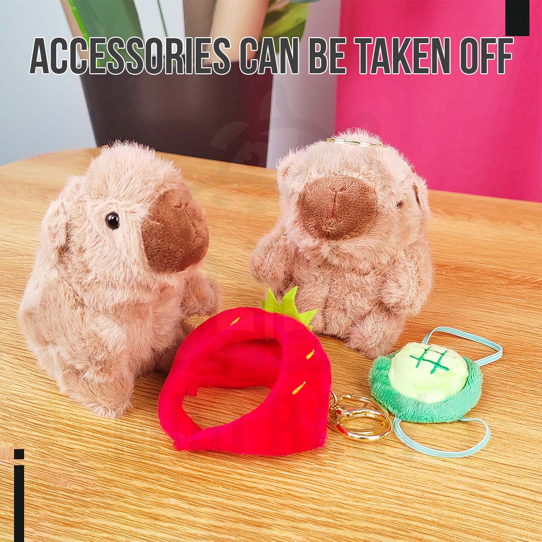 ⭐Moo Baby Kicen Capybara Murah Capybara Bubble Keychain Capybara Gift ...
