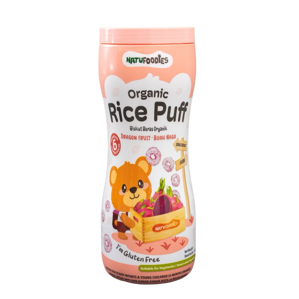 [Ready Stock] Natufoodies Organic Black Rice Puffs (42g/Bottle) 3 ...
