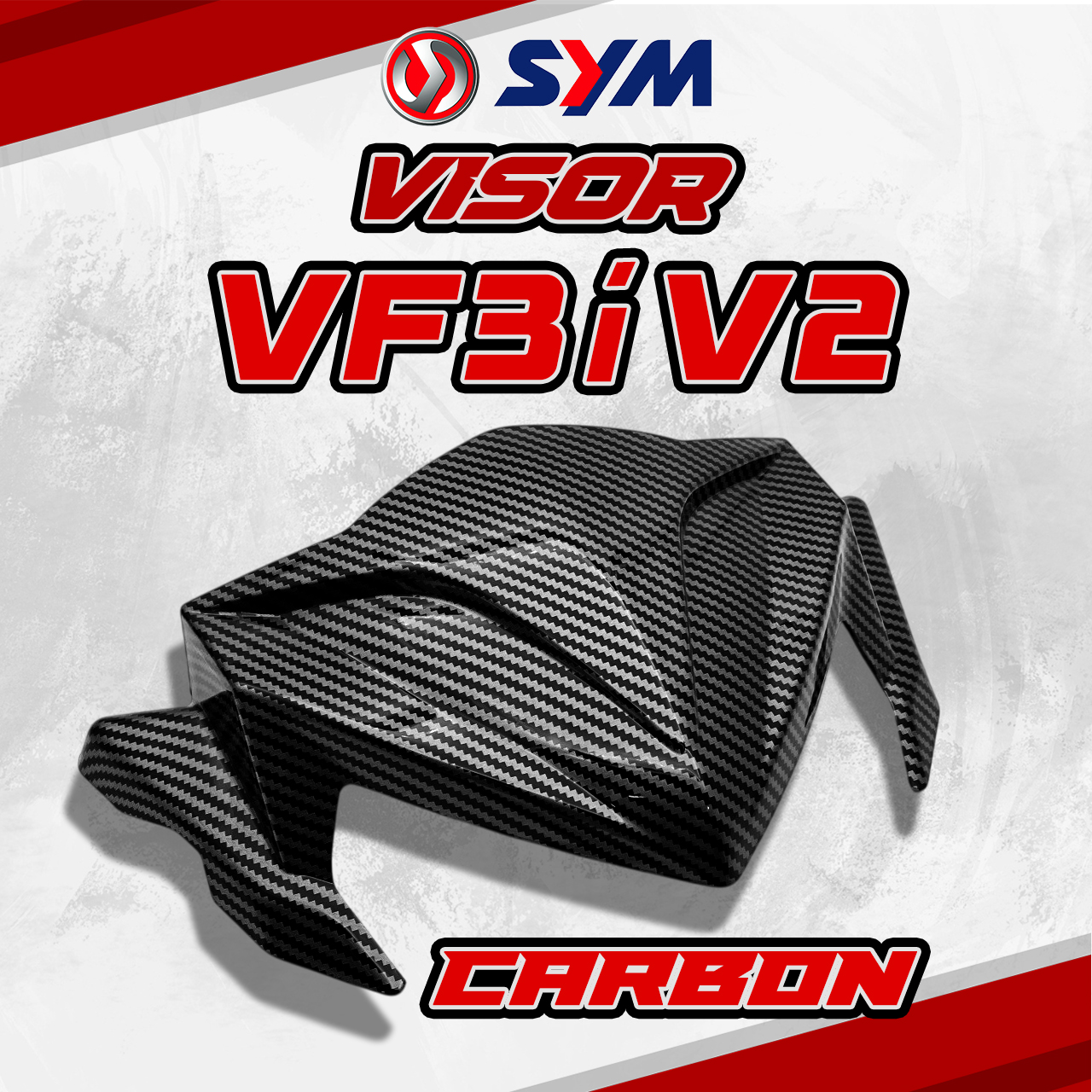 VISOR COWLING SYM VF3I 185 / VF3I V2 / VF3I 185CC WINDSCREEN WINDSHIELD ...