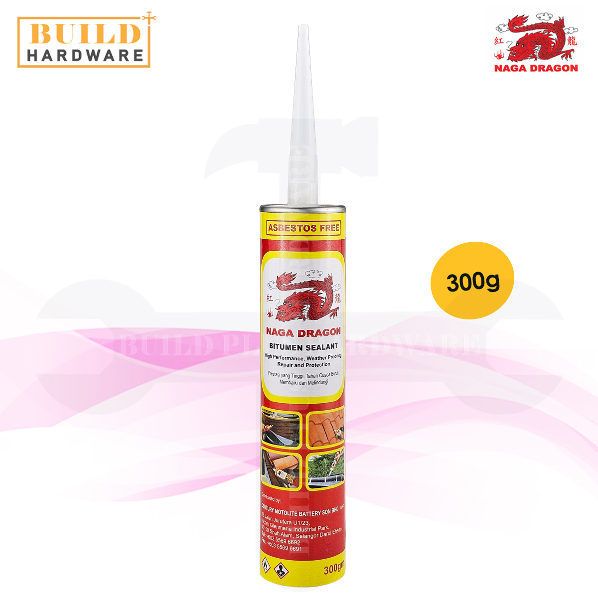 NAGA DRAGON Sealing Compound 300g / 440g / 2.5kg Bituminous Compound ...