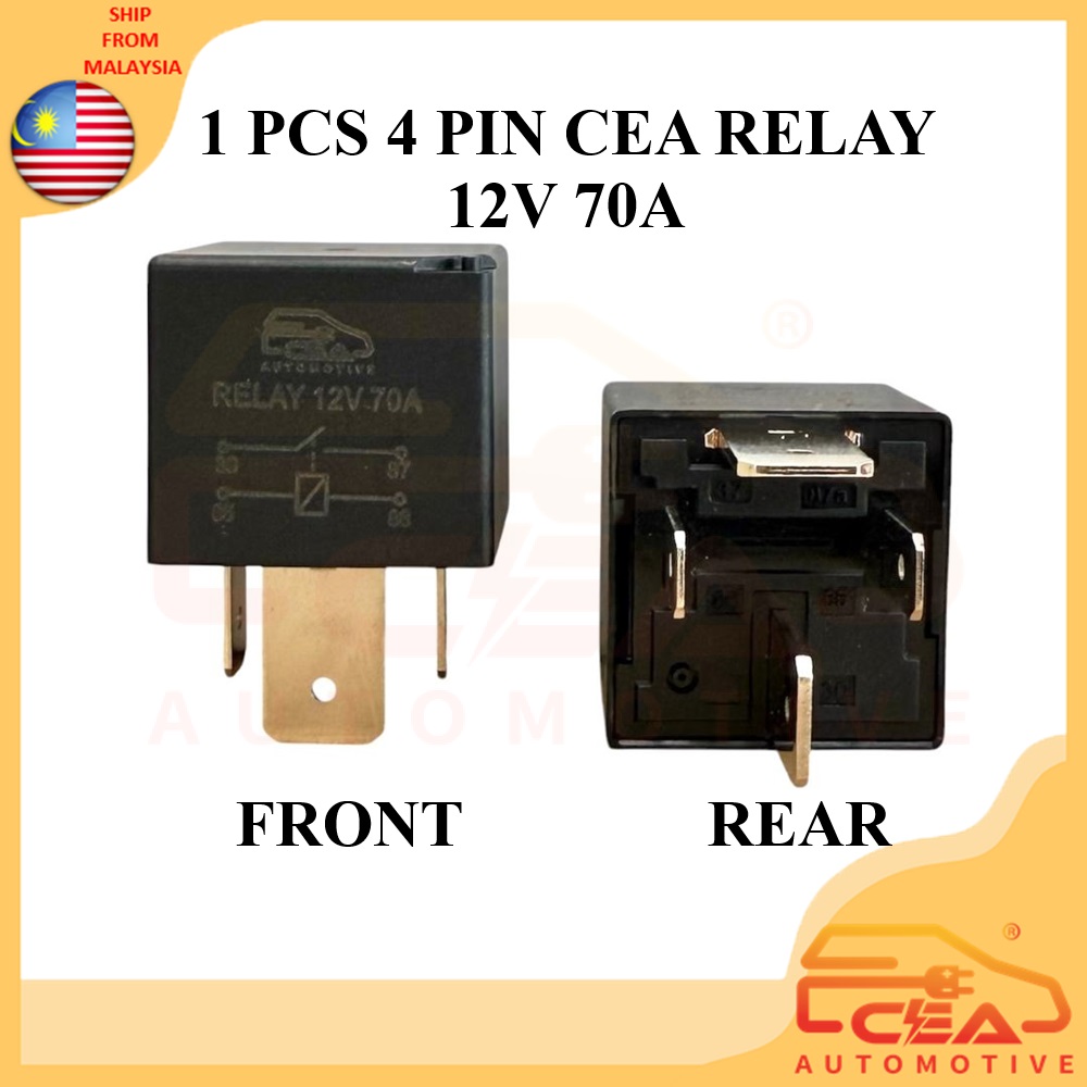 4 PIN 100A 12V SONG CHUAN TOYOTA PERODUA MYVI ORIGINAL POWER RELAY 2 ...