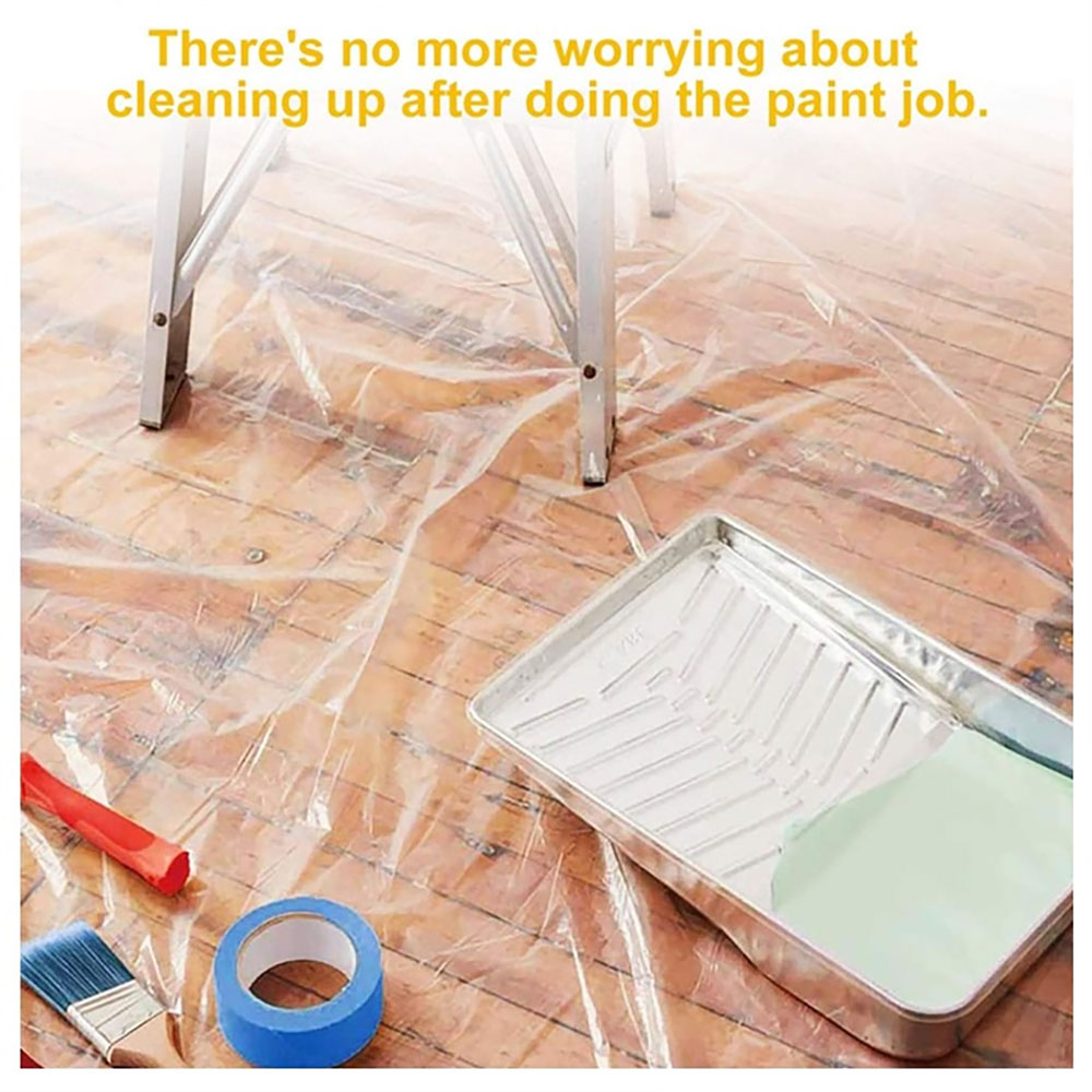 C-Mall Furniture Sofa Dust Proof Film Plastic Cover Home Protective ...