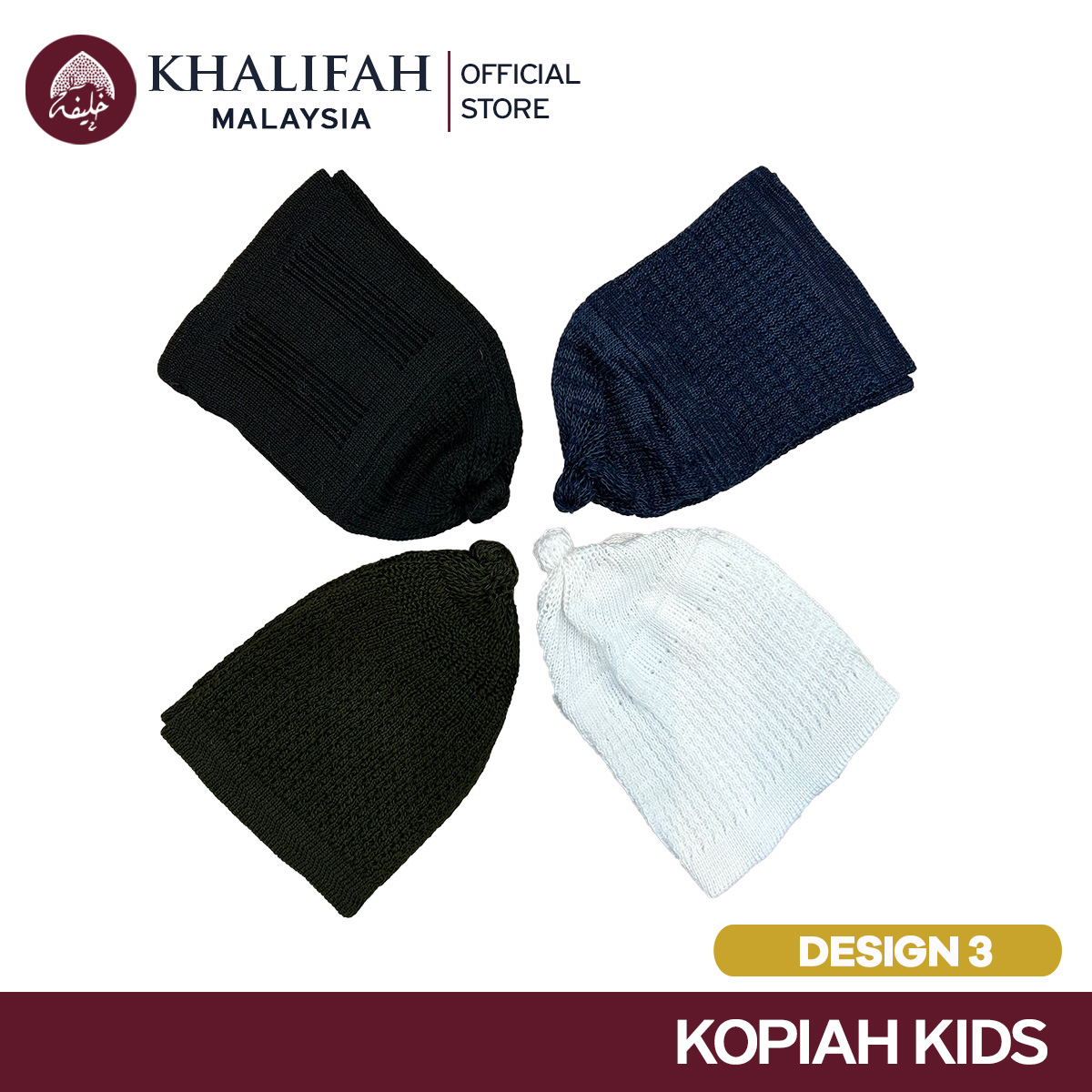KOPIAH KIDS sesuai untuk kanak-kanak belang/plain | Shopee Malaysia