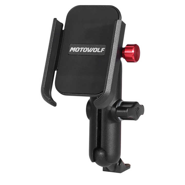 Motorwolf Motor Phone Holder – Side Mirror Bike Mount | Phone Holder ...