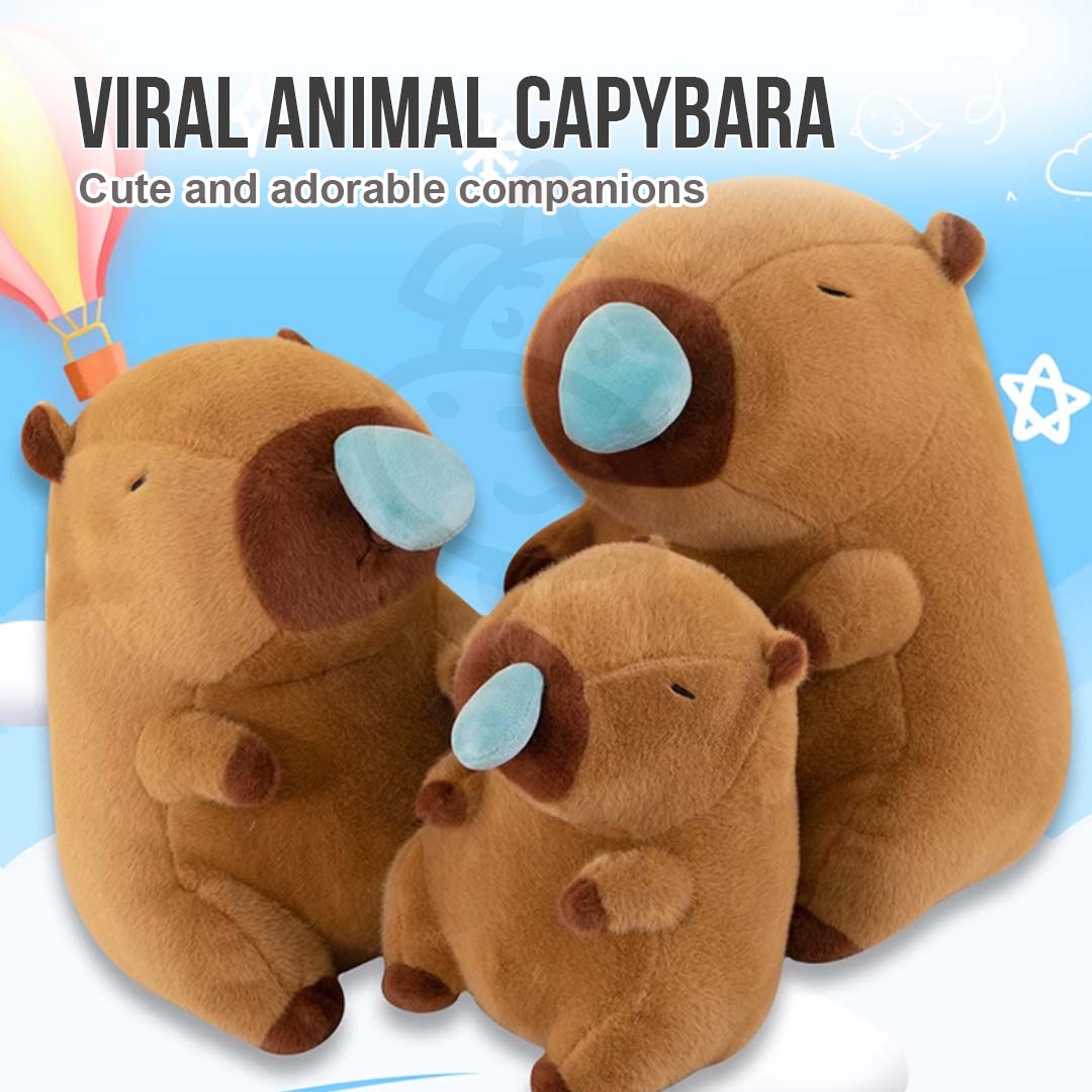 🐮Moo Baby Patung Capibara Capybara Snot Plushie Capybara Plushies ...