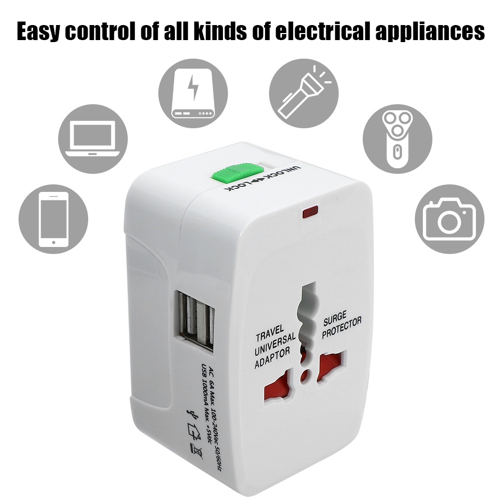 EYD SN02 All-in-one Worldwide Universal International Travel Adapter ...