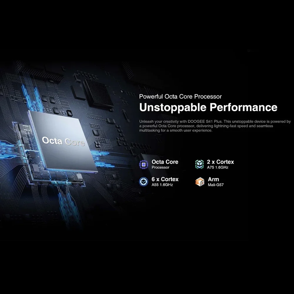 DOOGEE S41 Plus 4G Rugged Smartphone Android 13 5.5Inch HD+ 4GB+128GB ...