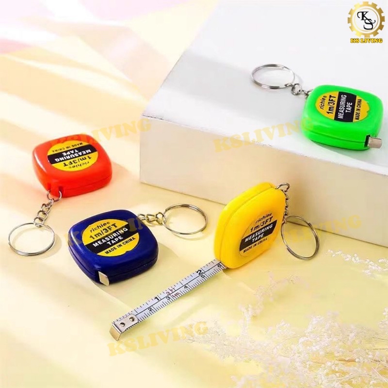 Kim.S Mini Measuring Tape 1M Tali Tape Ukur 1M Measure Tape Measuring ...