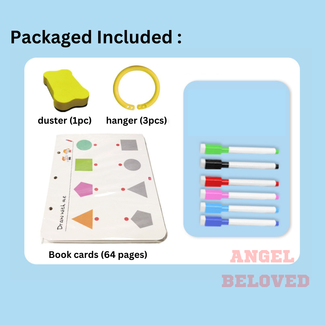 Prewriting Tracing Book for kids Drawing Book Pen Control cards ...