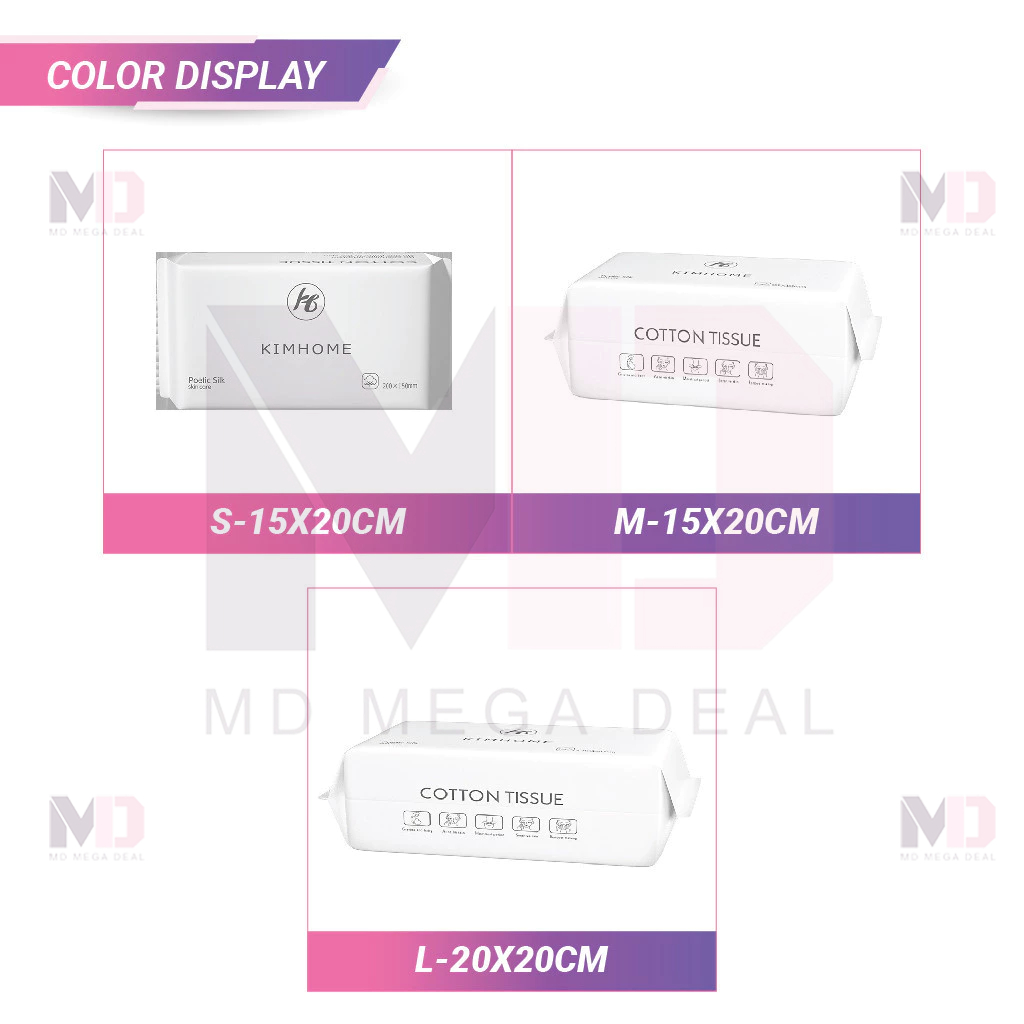 《Mega Deal》Cotton Tissue 50pcs/100pcs Disposable Facial Tissue for ...