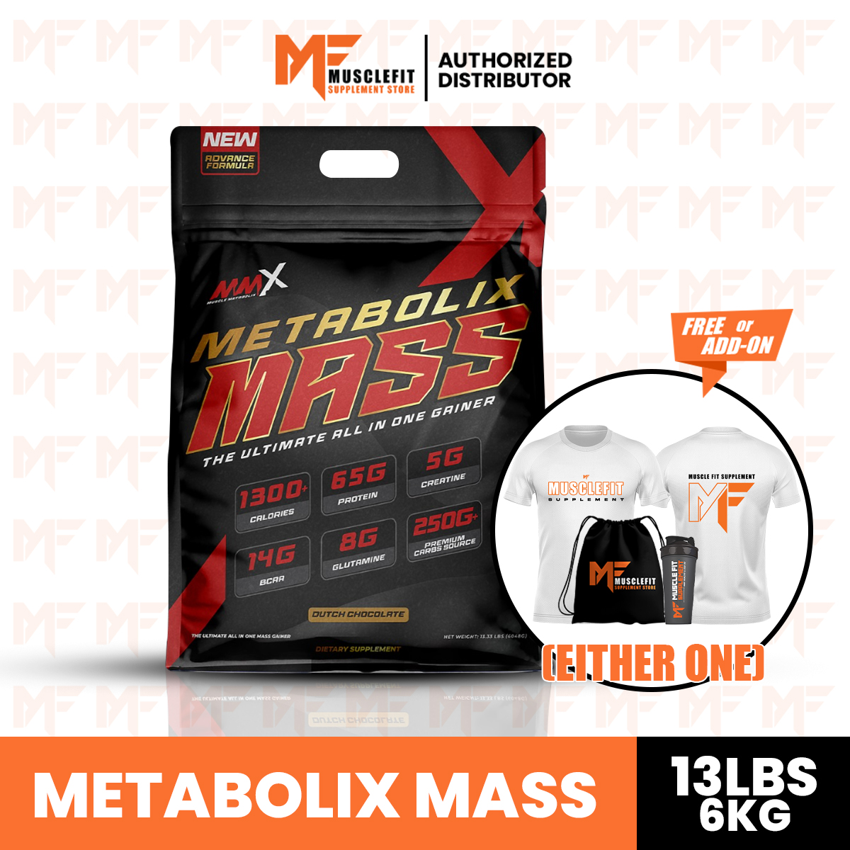 MMX Mass Gainer 13. 3 lbs / 6 kg + Free Gift - Makanan Tambahan ...