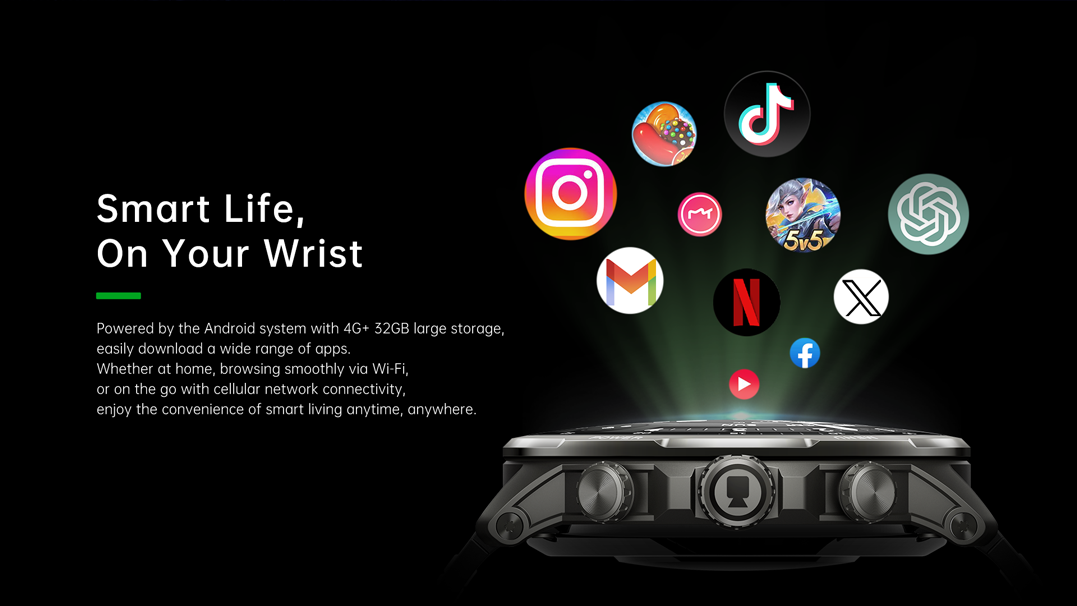 Black Shark Watch X Pro with Rotating Camera | 1.75" Amoled Display ...