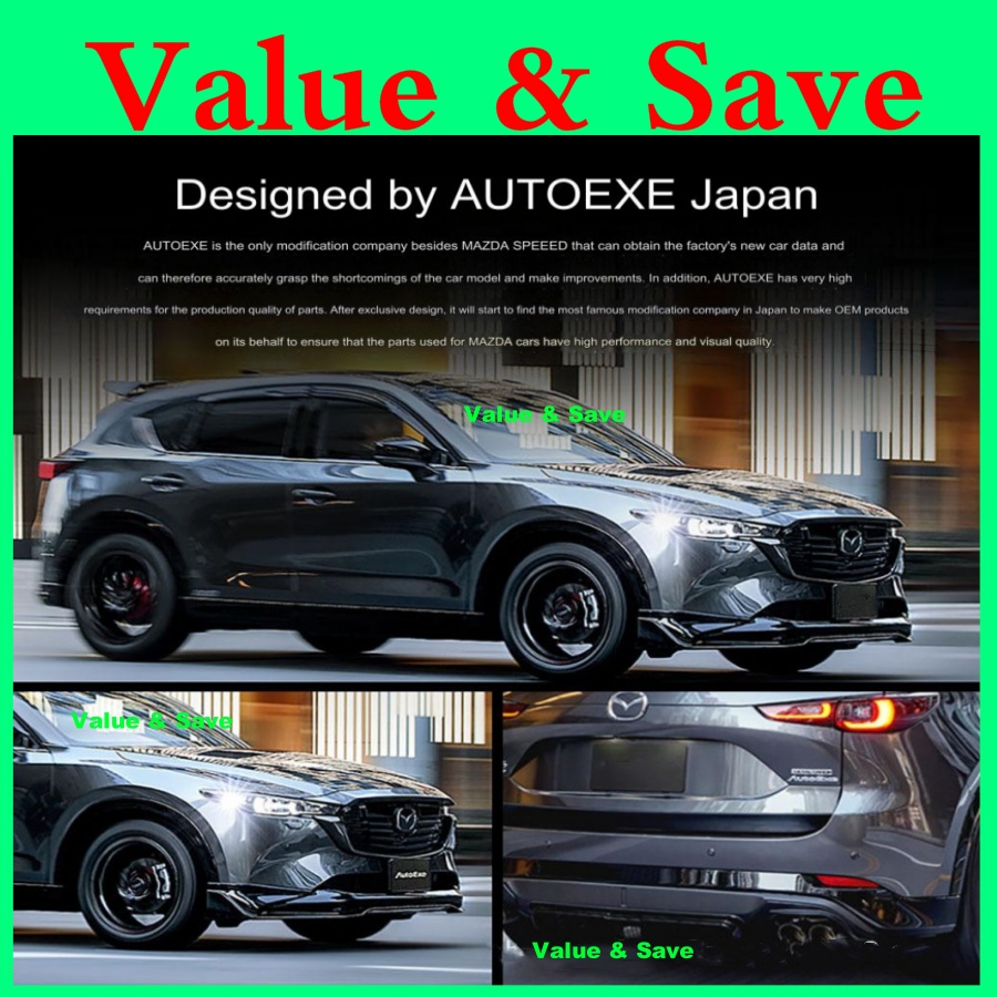 Mazda CX5 KF 2024 2025 FL AutoExe Style ABS Matte Black Body Kit Car ...
