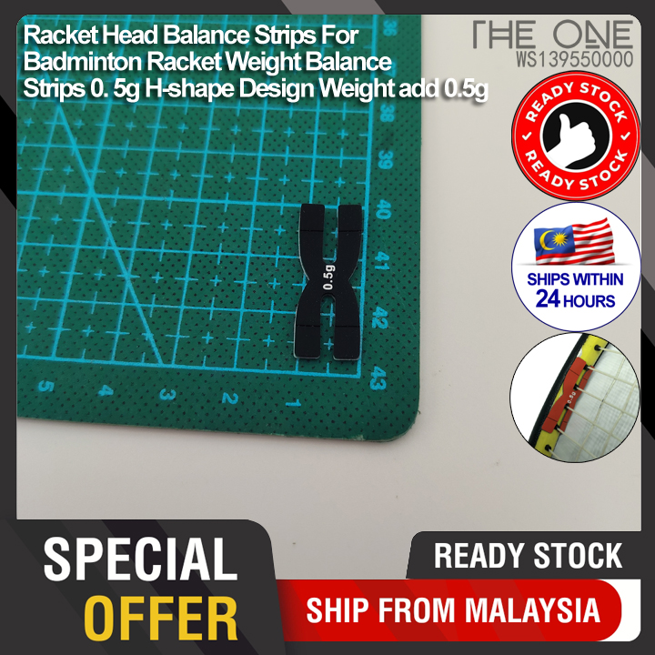 【T1 BORONG】Racket Head Balance Strips For Badminton Racket Weight ...