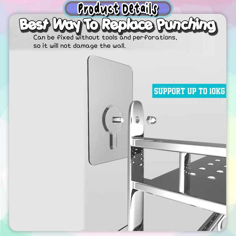 [Little B House] Punch-Free Wall Hook Non-Marking Wall Screw Sticker ...