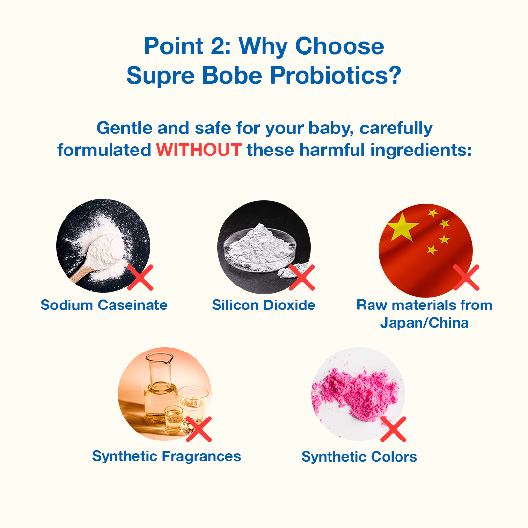 SUPRE BOBE Probiotics (益生菌) for baby and kids l KKMapproved l made in ...