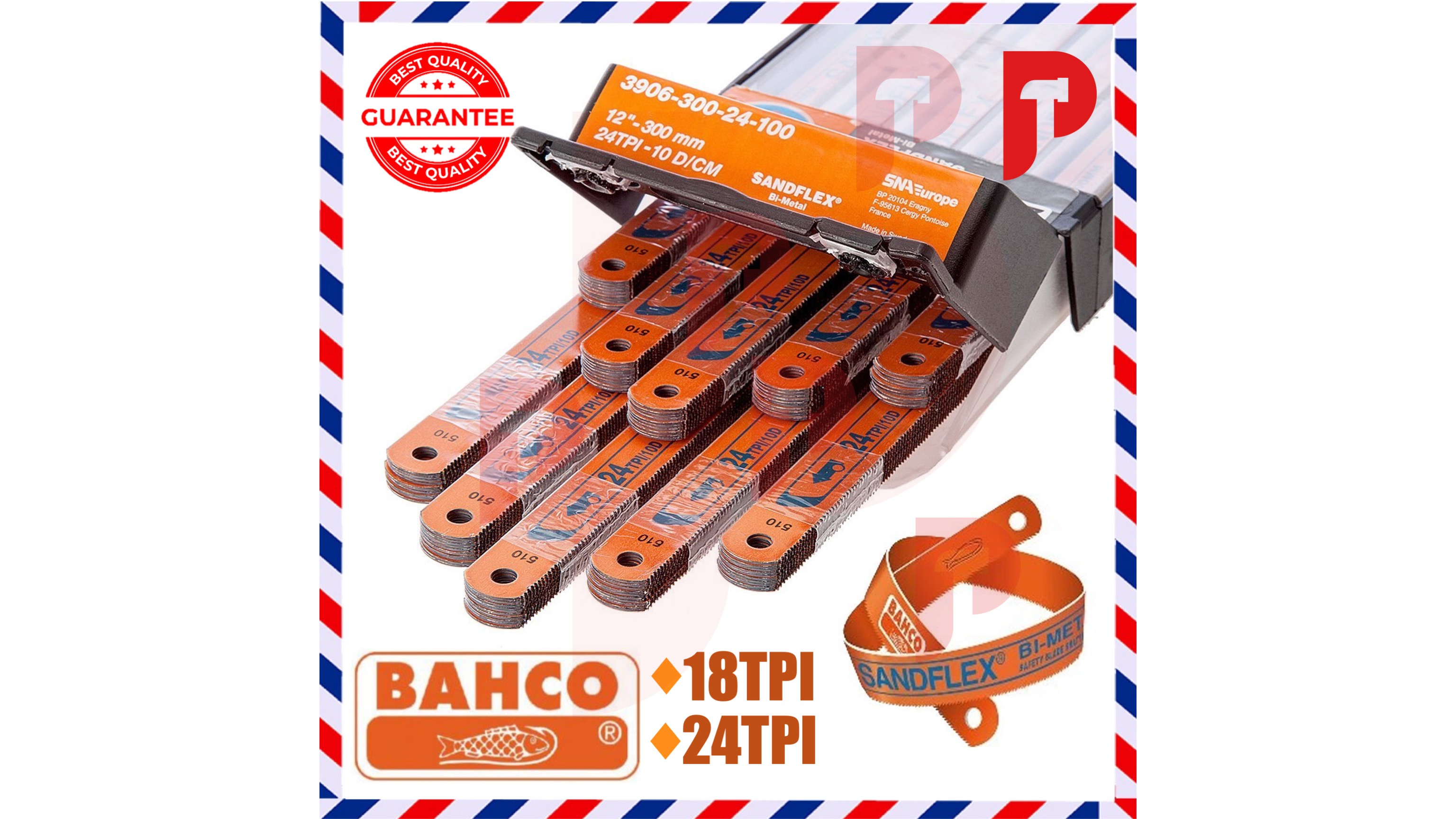 BAHCO SANDFLEX Hand Hacksaw Blades 🔥 Ready Stocks 🔥 12"/ 300mm (18TPI ...