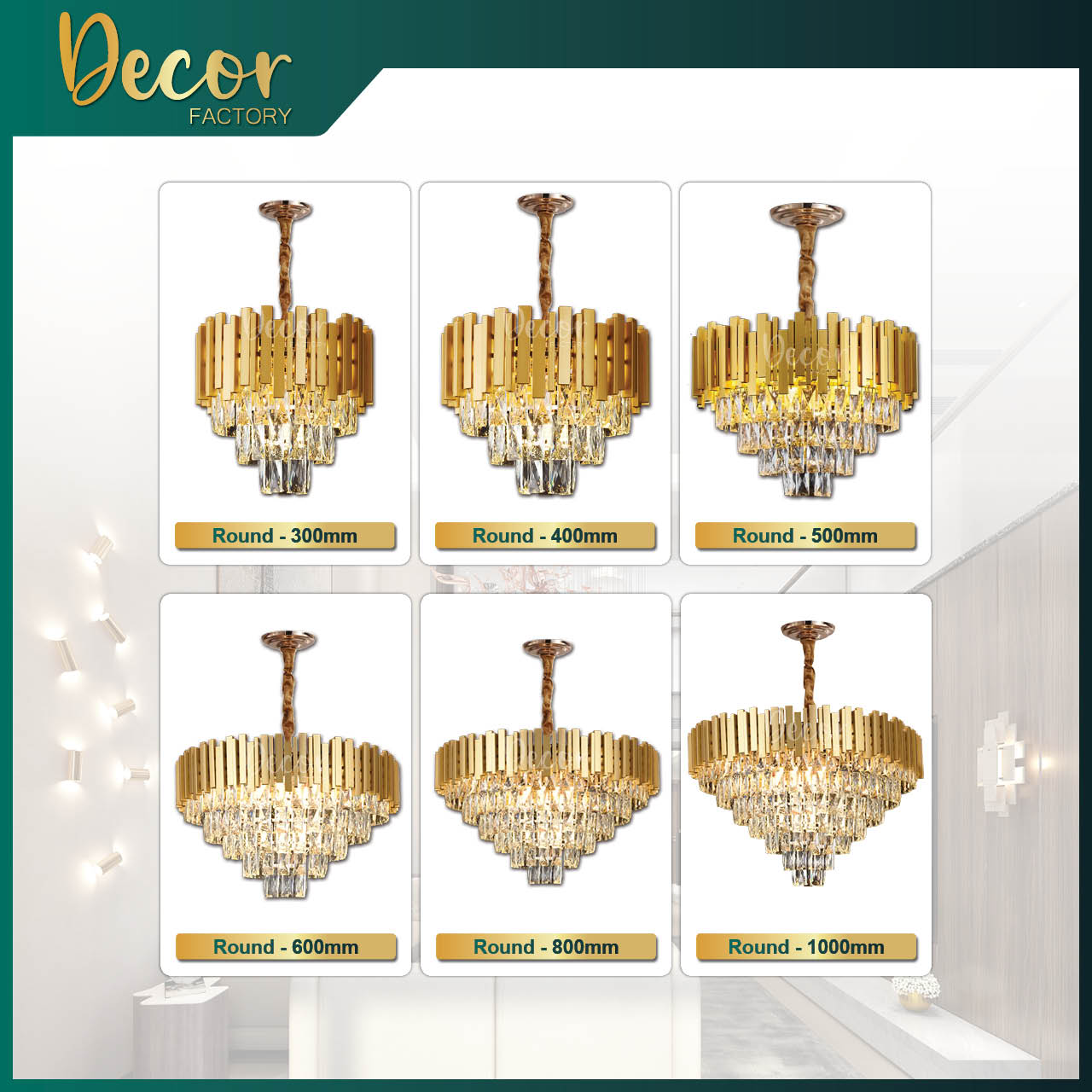 🔥HOT🔥Modern Luxury Chandelier Crystal Gold Pendant Light Crystal ...