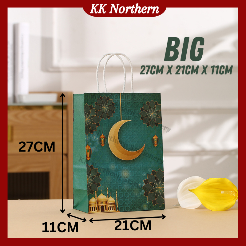 2025 Ramadan Door Gift Paper Bag Kertas Raya Paper Beg Handle Eid ...