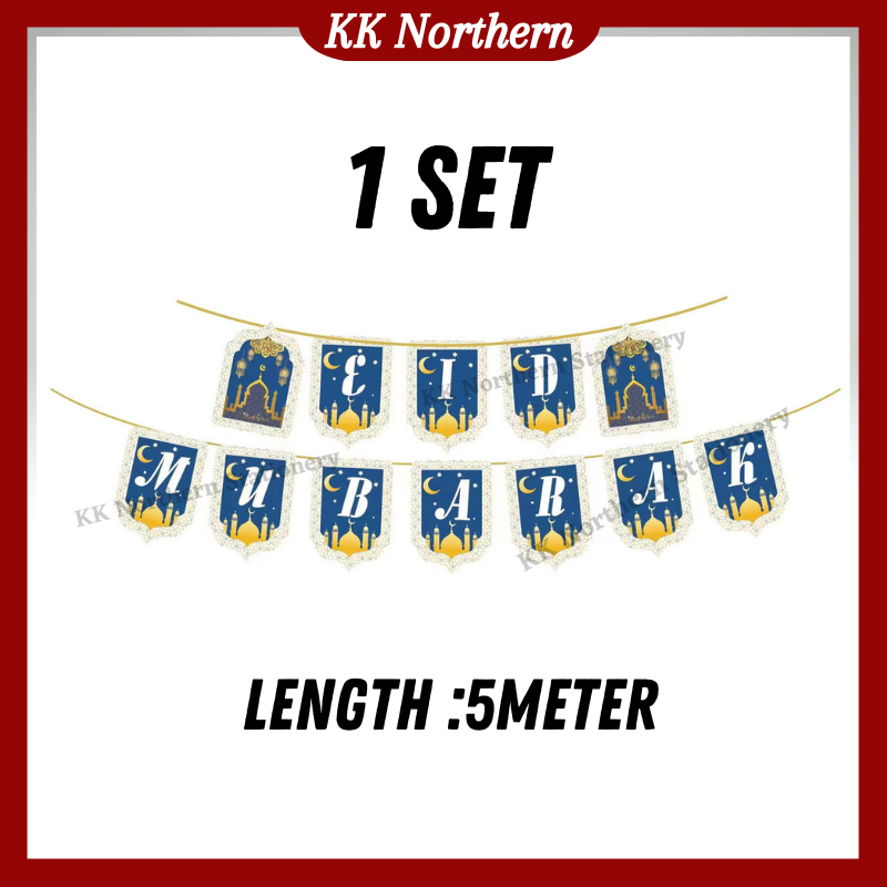 2025 Hiasan Dekorasi Hari Raya Decoration Flag Kelas Sekolah EID ...