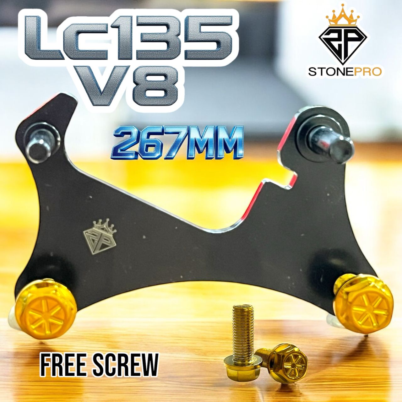 267MM TRC Bracket pump caliper Y16 y15zr lc135 v1-V8 EZ115 SRL115FI pnp ...