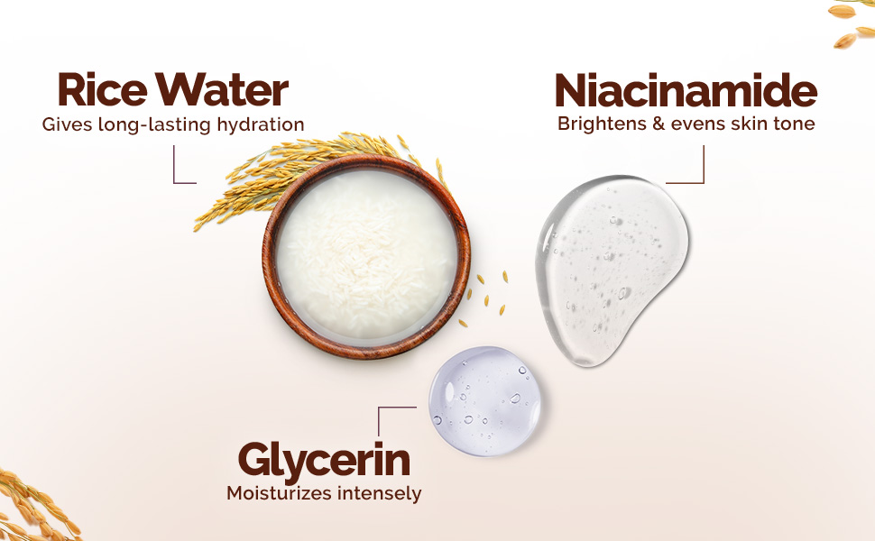 Mamaearth Rice Dewy Bright Light Moisturizing Cream for Skin ...