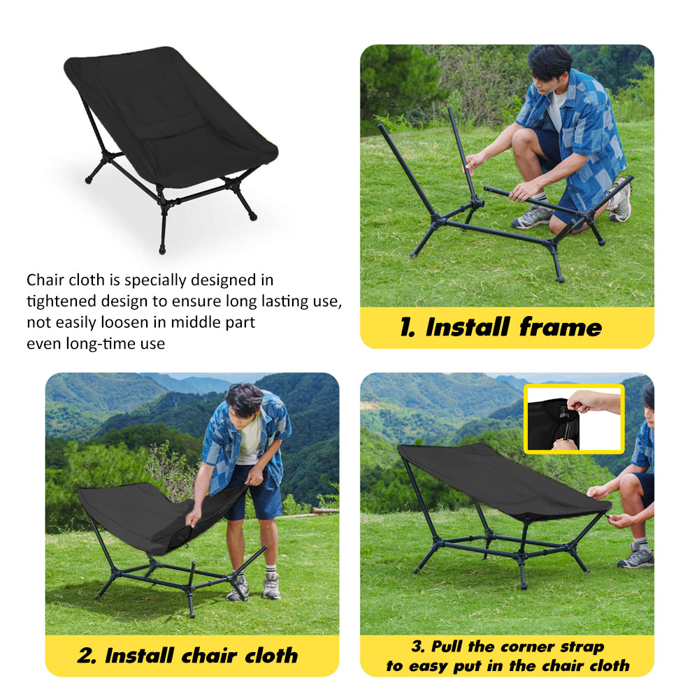 UtanKing™ Kerusi Lipat Baring Lie Down Lounge Chair Foldable Camping ...