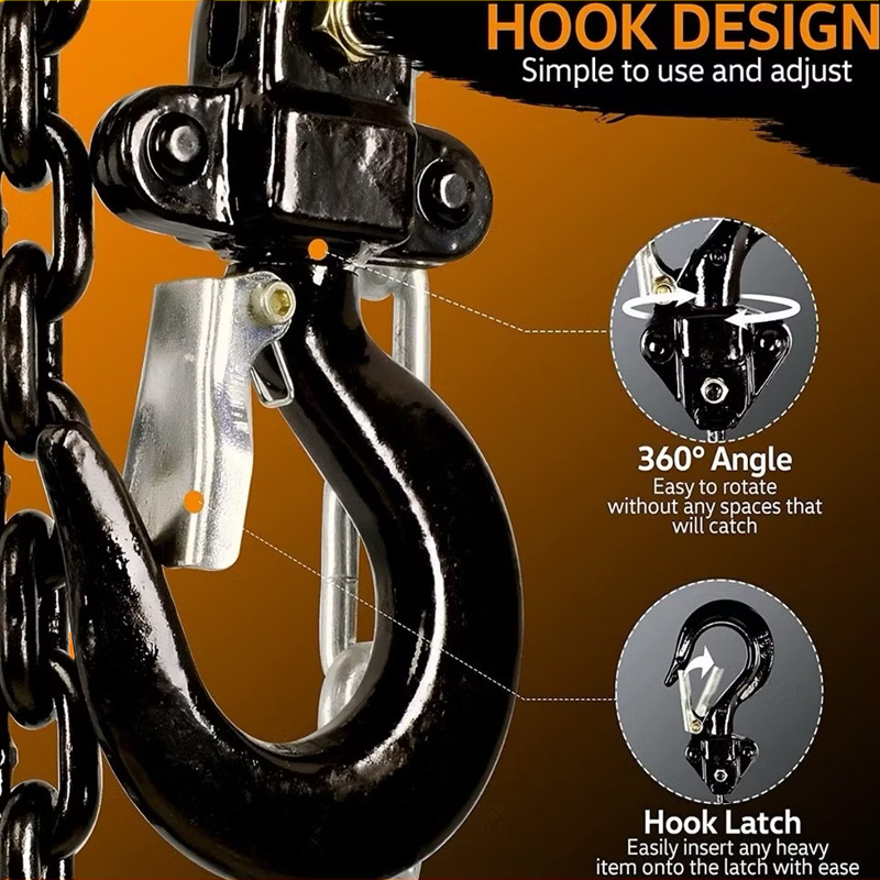 Nietz 2T/3M & 3T/3M Chain Block – Heavy Duty Hoist for Lifting ...