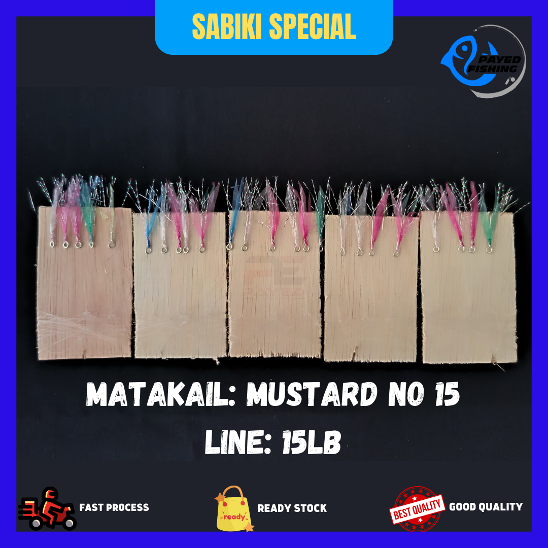 APOLLO/SABIKI Perambut Serampang Lima Mata, Untuk Memancing Sekumpulan ...