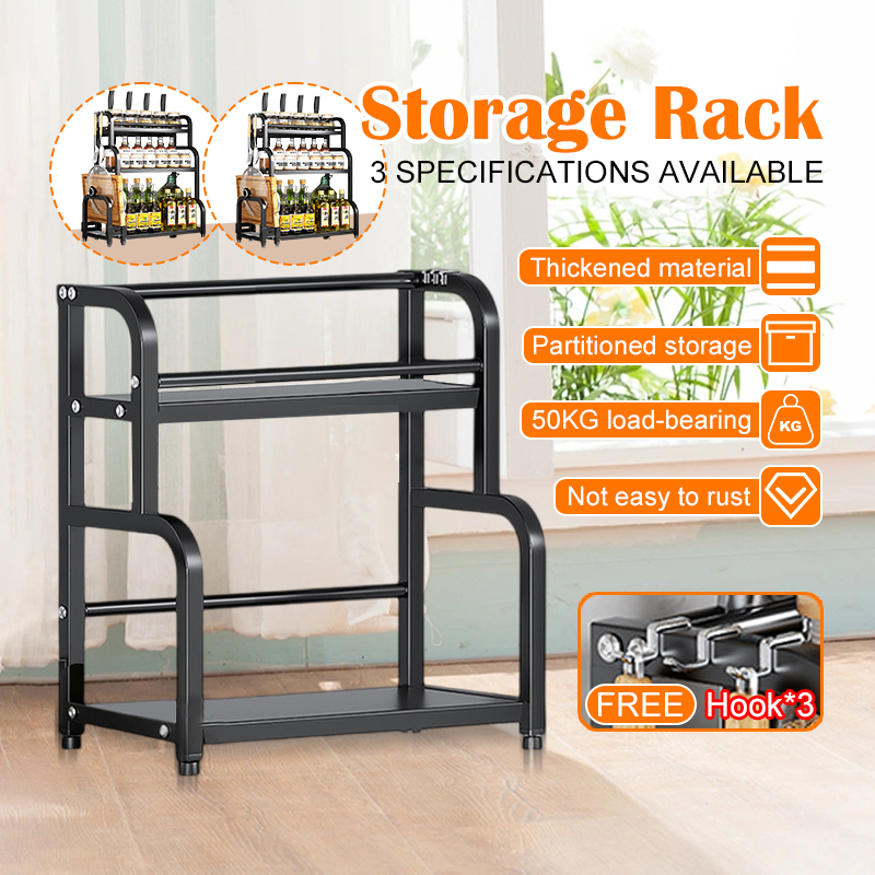 Kitchen Spice Rack Kitchen Rak Dapur Rak Rempah Stainless Steel ...