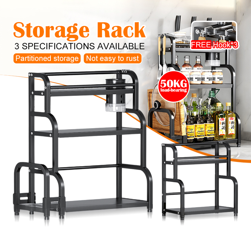 Kitchen Spice Rack Kitchen Rak Dapur Rak Rempah Stainless Steel ...