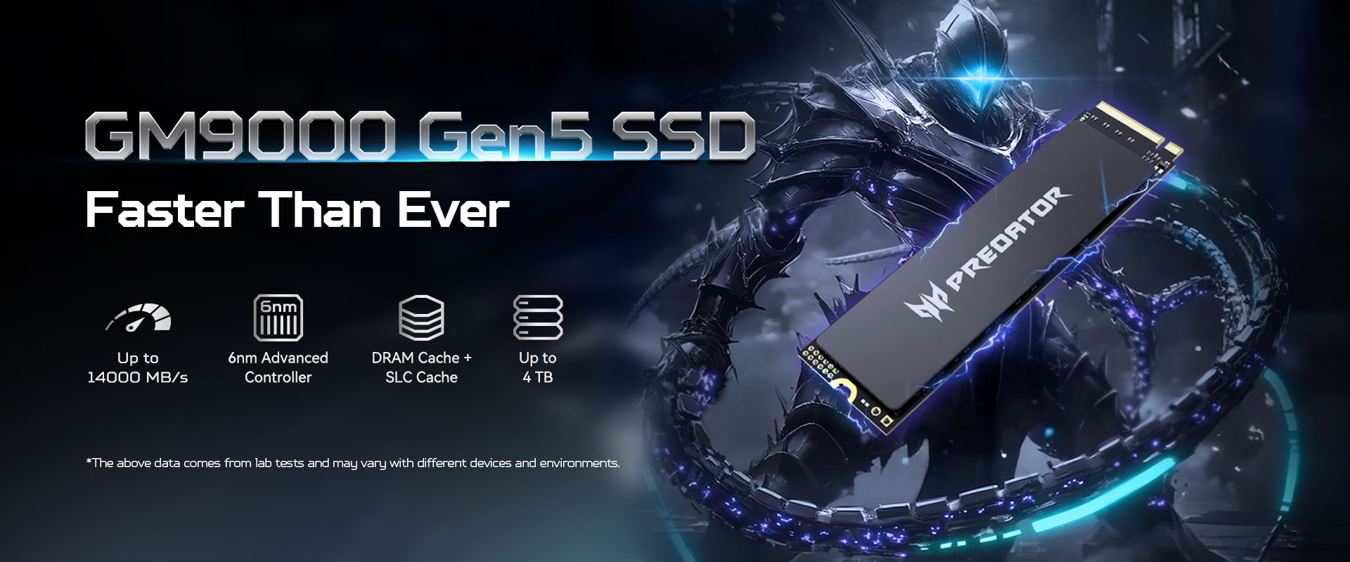 # Acer Predator GM9000 - PCIe Gen5 x4 NVMe 2.0 M.2 Internal SSD # [ 1TB ...