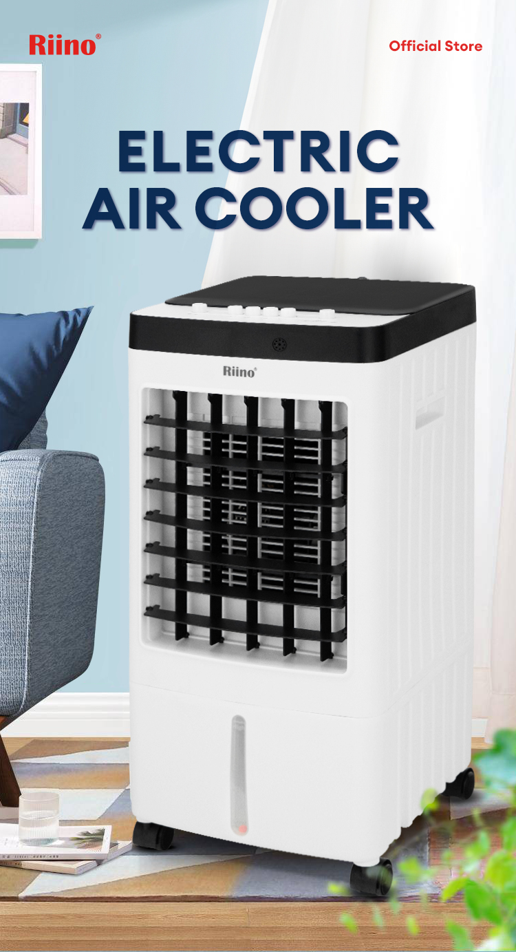 Riino Elektrik Pendingin Udara Portable 3 Speed FREE 2 Ice Boxes ...