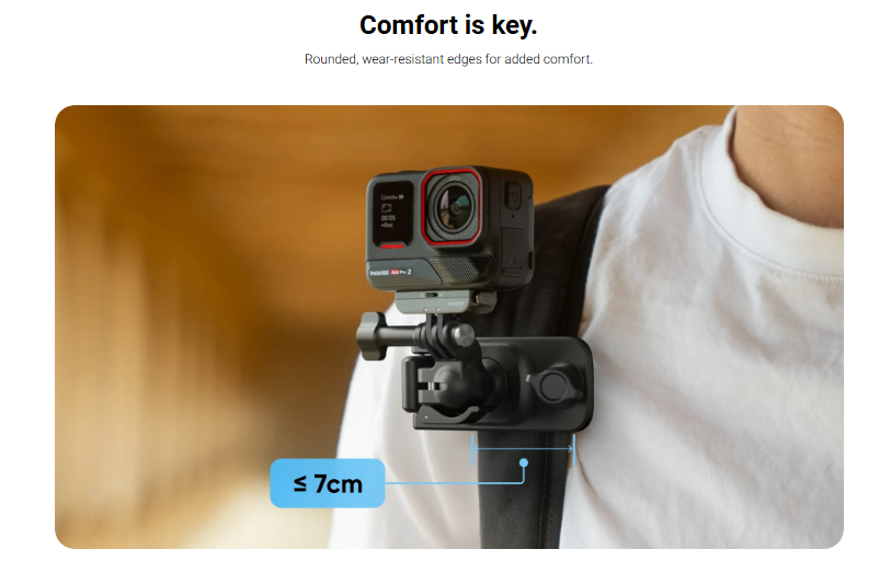 Insta360 Backpack Clip - X5/Ace Pro 2/ GO 3S /X4 /Ace Pro / Ace/ GO 3 ...