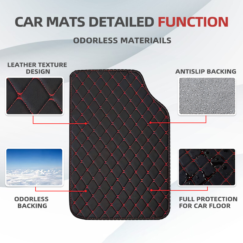 🔥 READY STOCK 🔥 SOARFLY car carpet anti slip car mat high-end leather ...