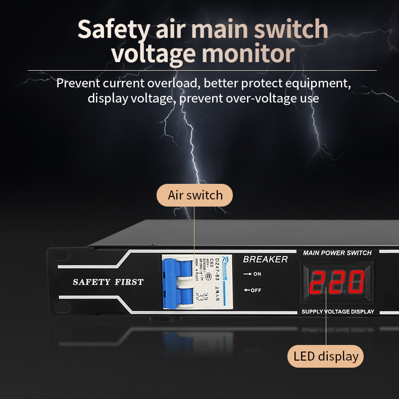 RAYHAYES 10-Channel Power Switch Controller with Digital Volt Meter ...