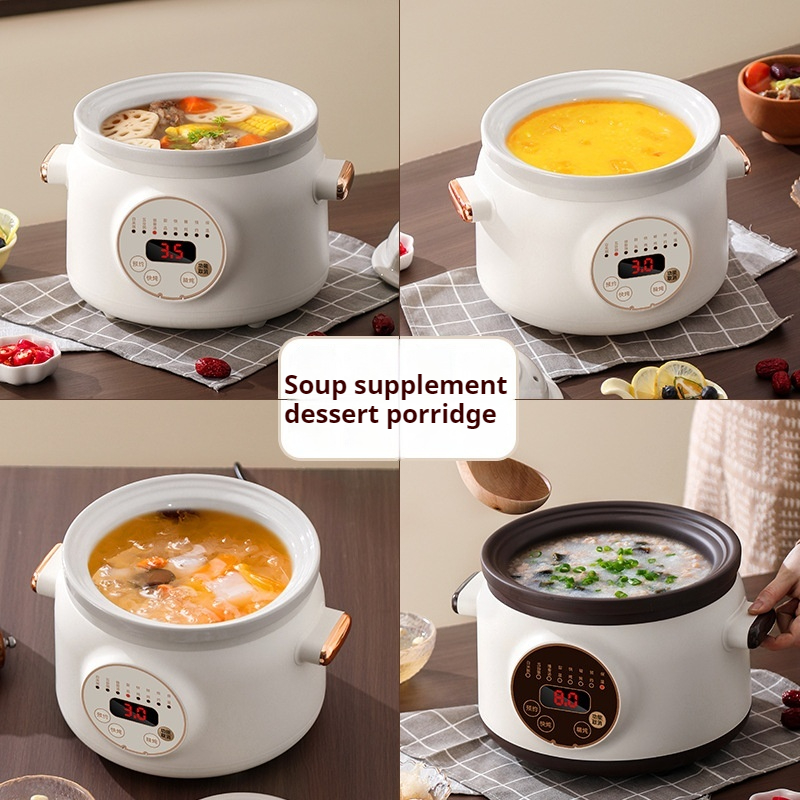 [Same-day delivery] 6L large-capacity electric stew pot fully automatic ...
